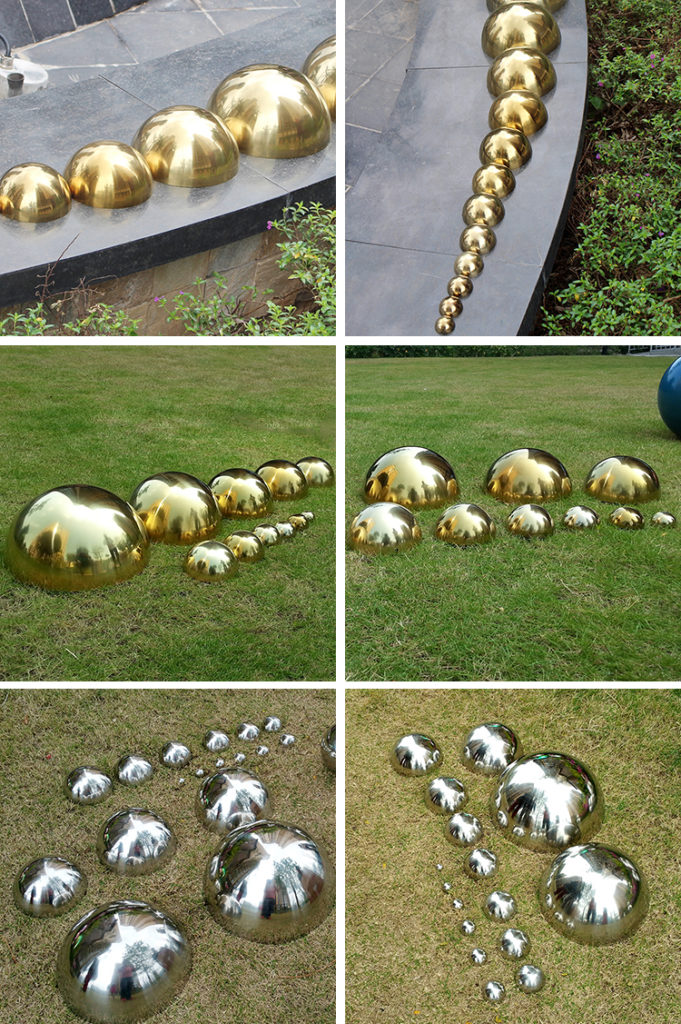 Stainless Steel Hemispheres(Half-Balls) - ball-sculpture supplier