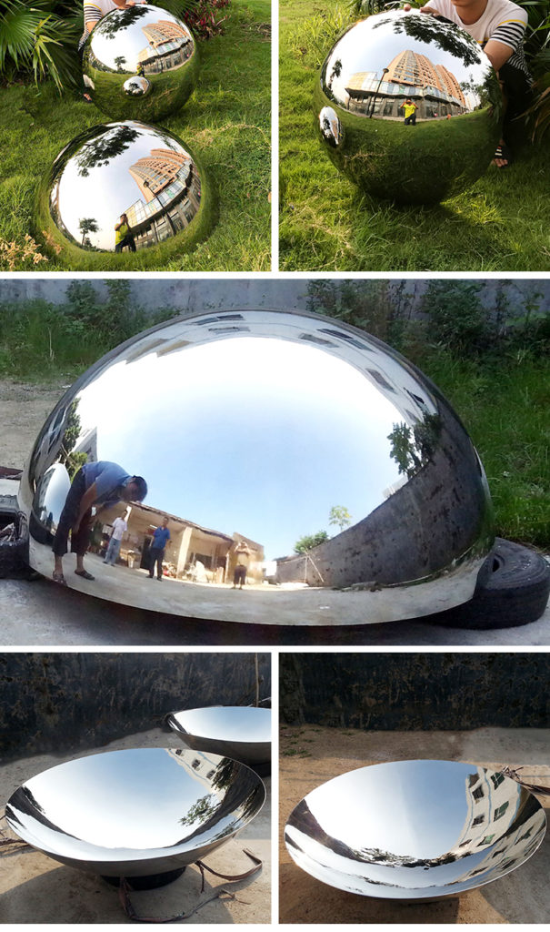 Stainless Steel Hemispheres(Half-Balls) - ball-sculpture supplier