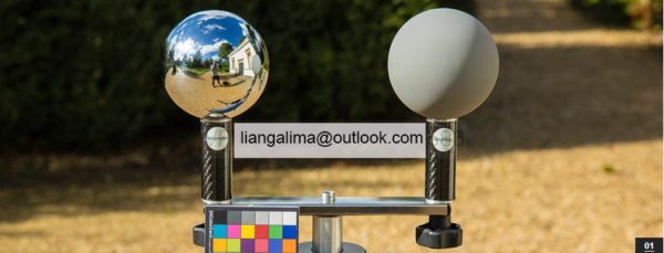 12.6cm HDRI VFX ball chrome grey ball - ball-sculpture supplier